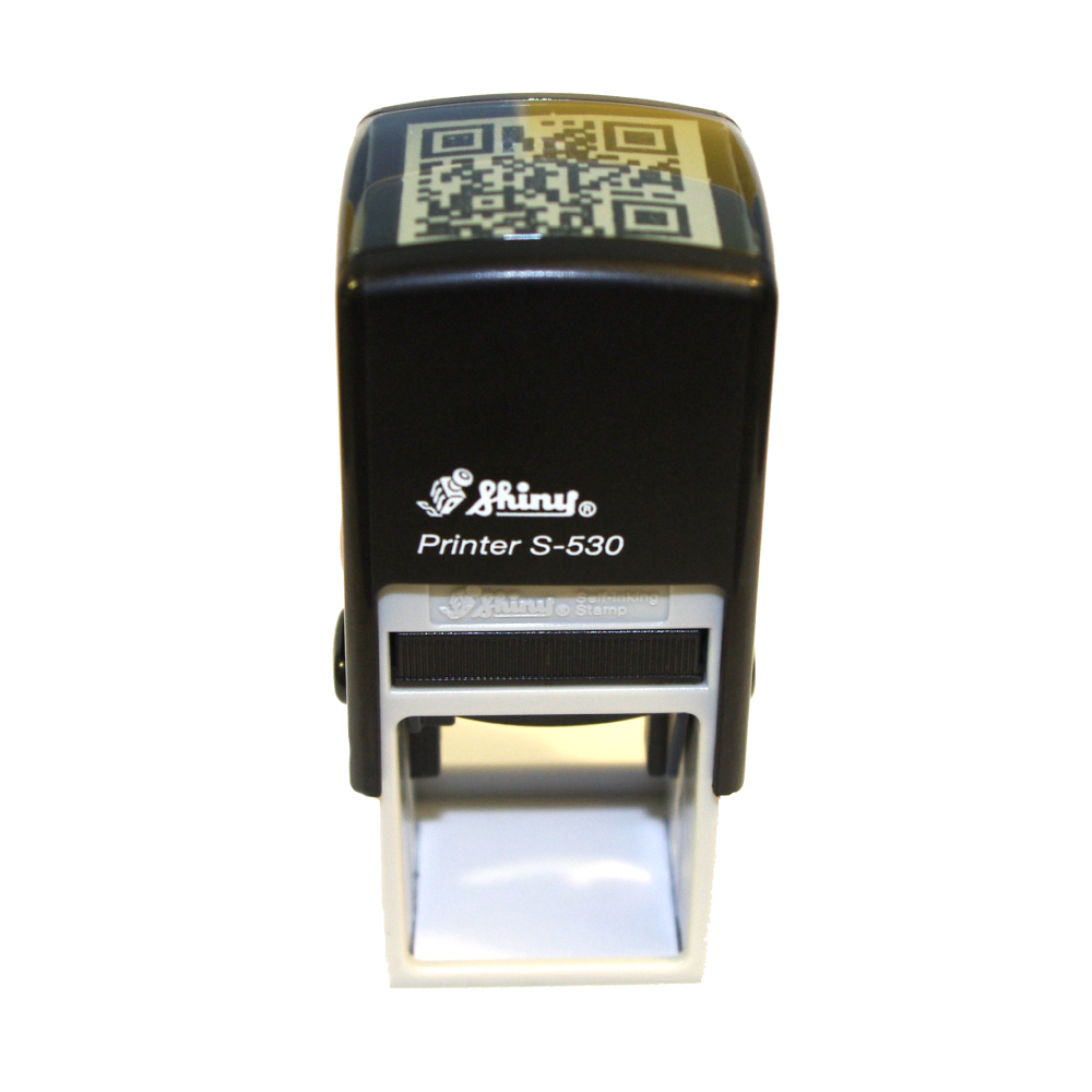 QR Code Self-inking Stamp - Stamps Direct Ltd