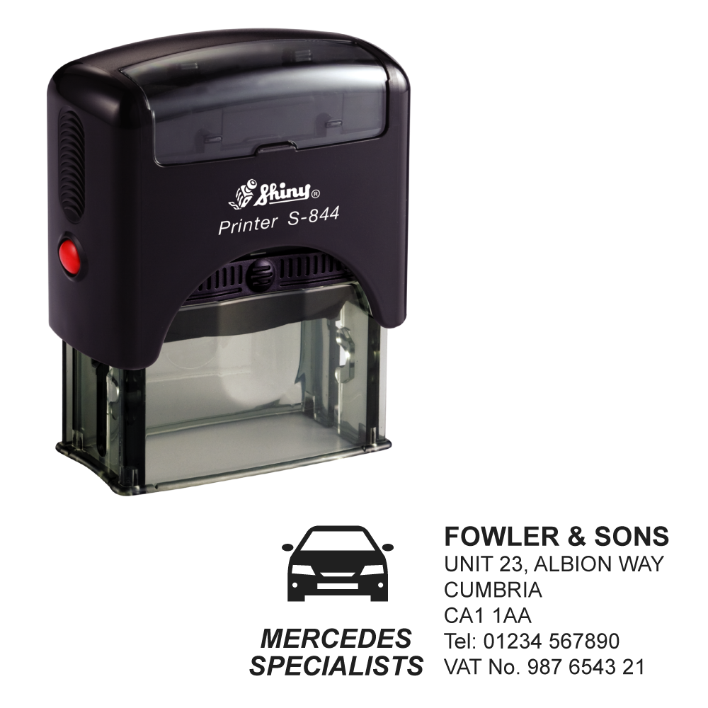 Mercedes Service Book Stamp - Stamps Direct Ltd