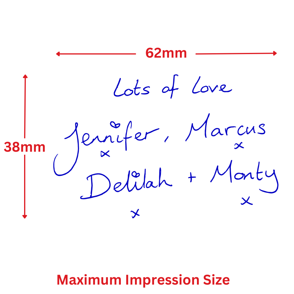 Large Self-inking Christmas/Birthday Card Signature Stamp - Stamps ...