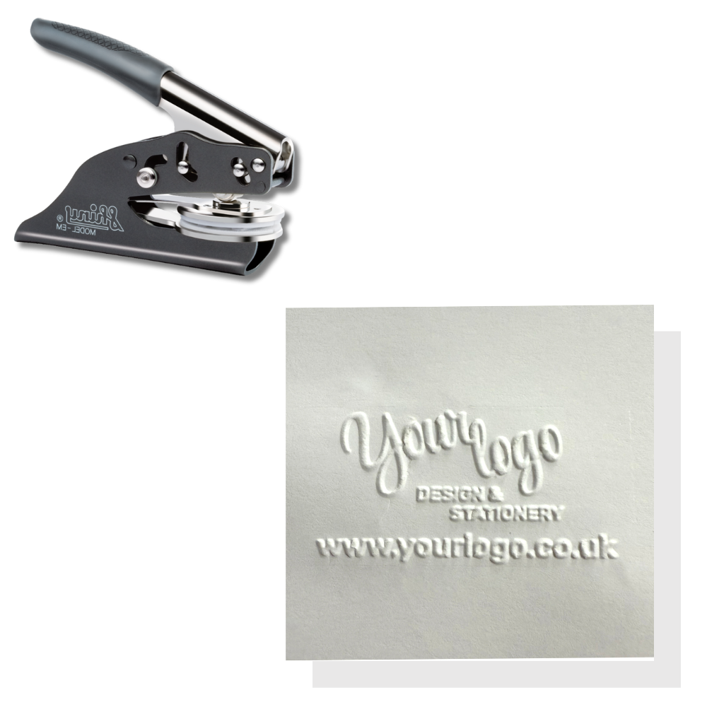 Shiny EM 47x22mm Embossing Seal - Stamps Direct Ltd