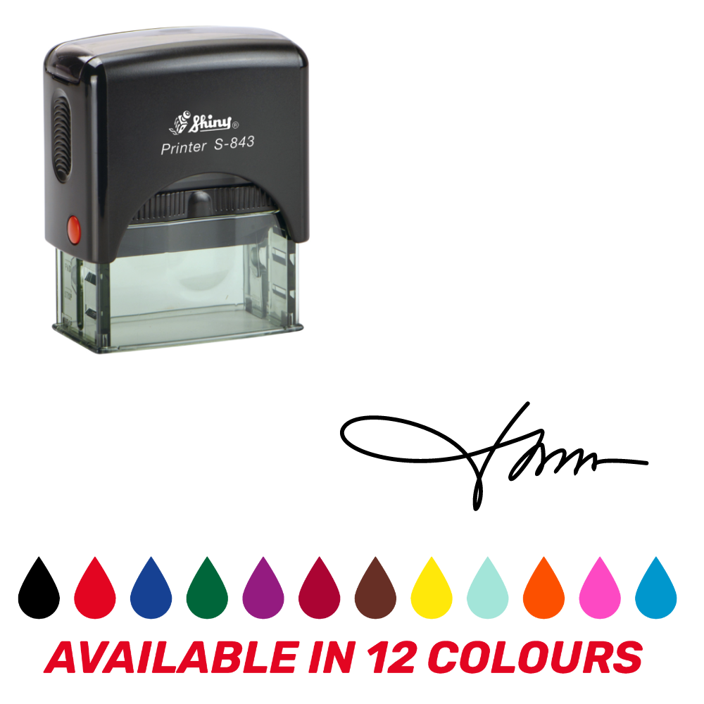 Small Signature Stamp - Stamps Direct Ltd