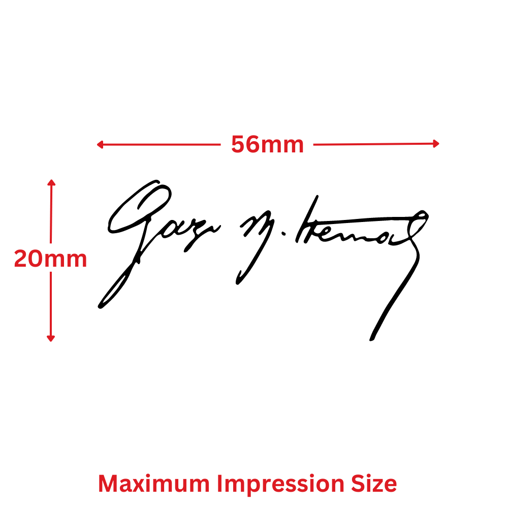Medium Signature Stamp - Stamps Direct Ltd