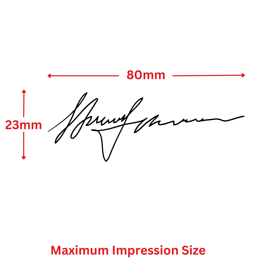 Long Signature Stamp - Stamps Direct Ltd