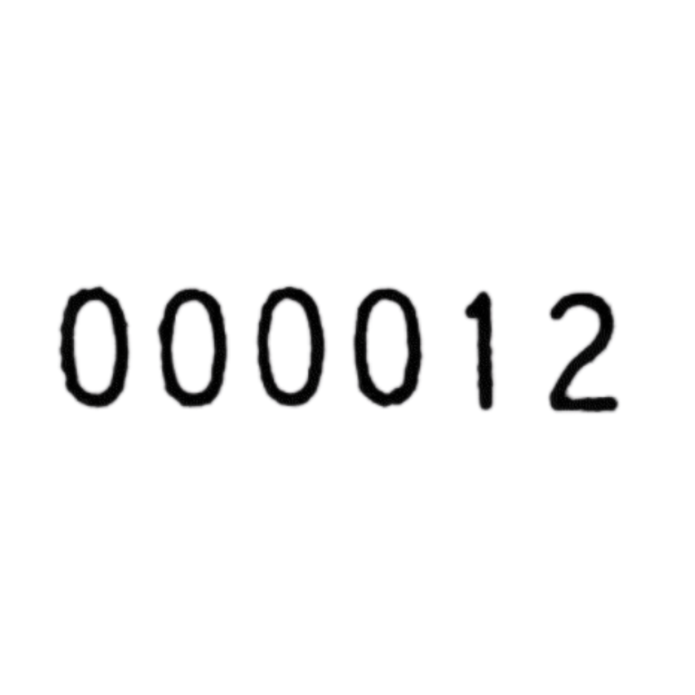 Rexel UN12 Automatic Number Stamp (Trodat 5746) 4.5mm Gothic Font ...