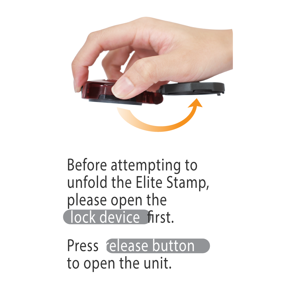 Shiny Elite-42 Pocket Rubber Stamp - Stamps Direct Ltd