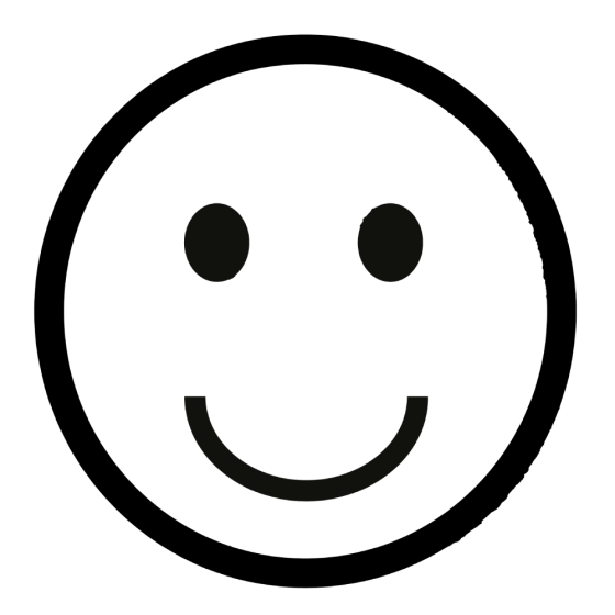 Smiley Face Traditional Rubber Stamp - Stamps Direct Ltd