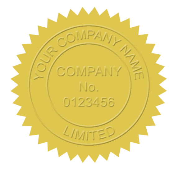 Gold Embossing Wafer For Company and Pocket Seals - 42mm and 50mm ...