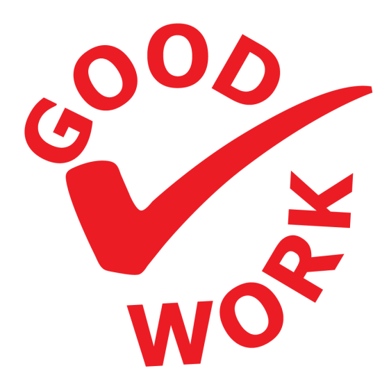 Clixstamper - Good Work Tick - Stamps Direct Ltd