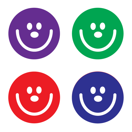 Deskmate Smiley Faces Pre-Inked Rubber Stamp Set - Stamps Direct Ltd