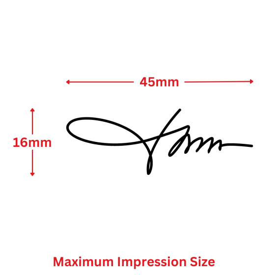 Small Signature Stamp - Stamps Direct Ltd