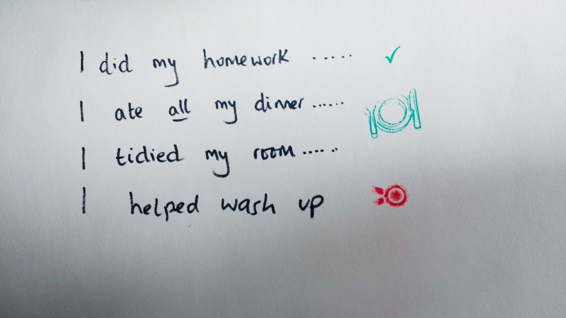 How To Make A Motivational Chart For Your Children - Stamps Direct