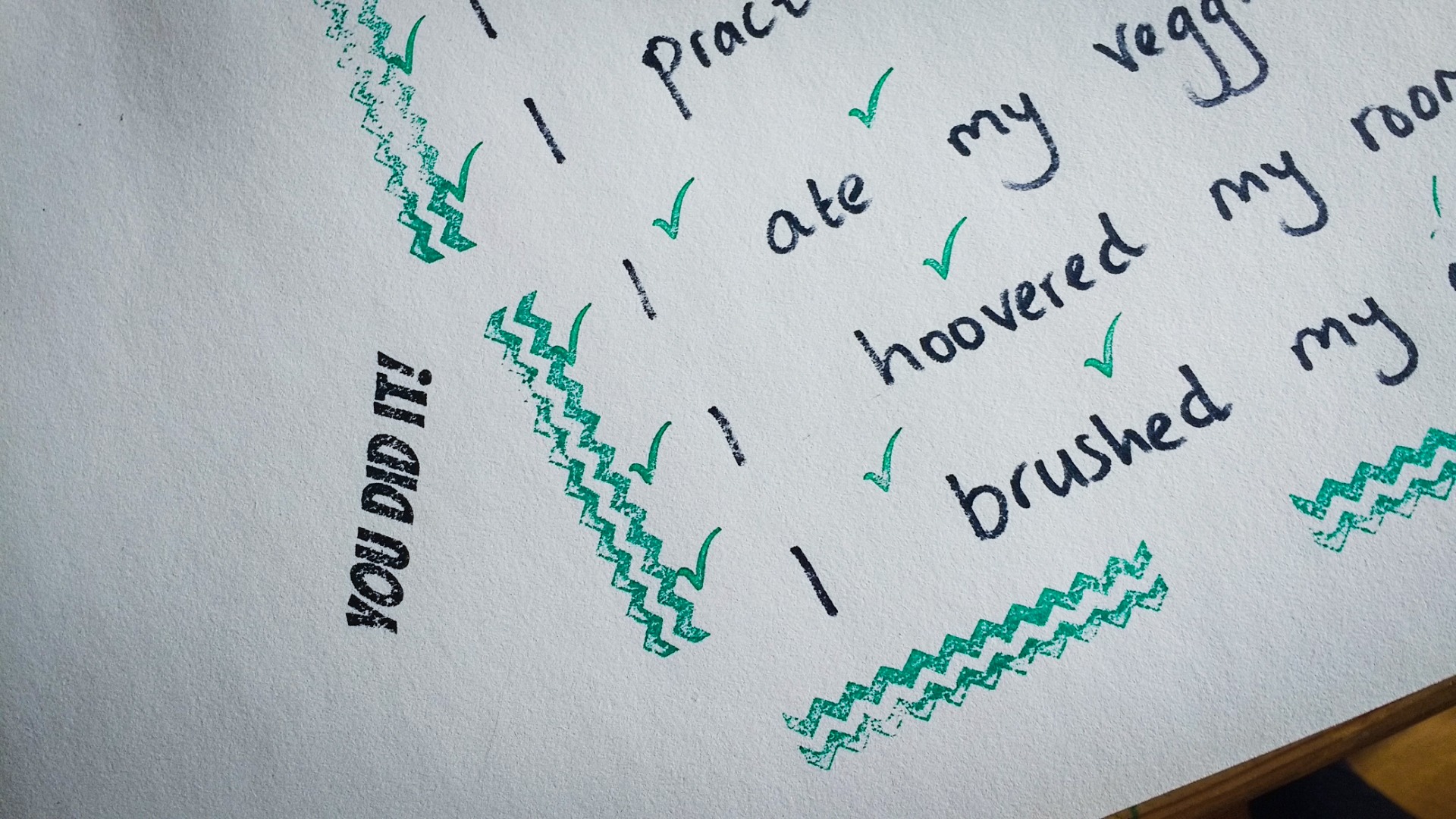 How To Make A Motivational Chart For Your Children - Stamps Direct